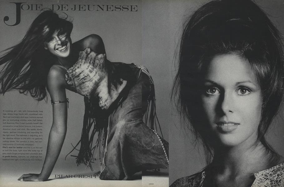Joie De Jeunesse: Pilar Crespi | Vogue | October 1, 1970