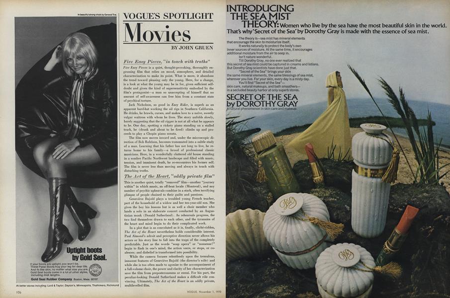 Movies: Five Easy Pieces | Vogue | November 1, 1970