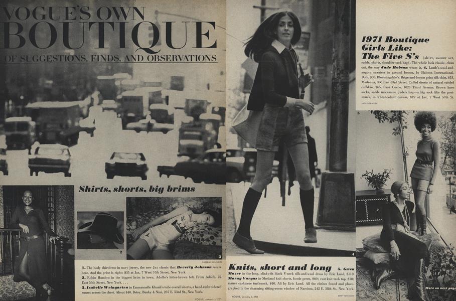 1971 Styles | Vogue | JANUARY 1, 1971
