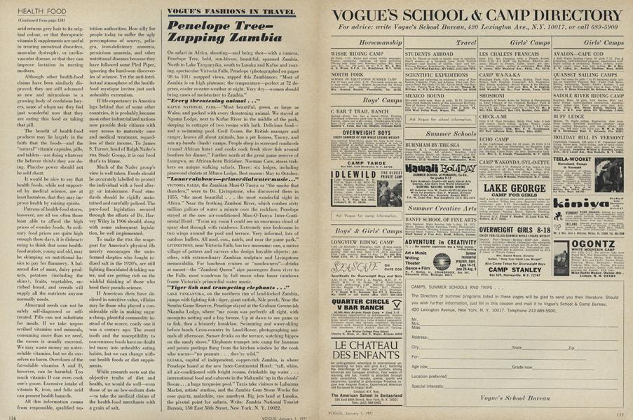 Penelope Tree—Zapping Zambia | Vogue | JANUARY 1, 1971