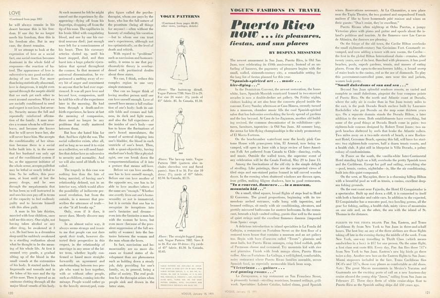 Puerto Rico Now | Vogue | JANUARY 15, 1971