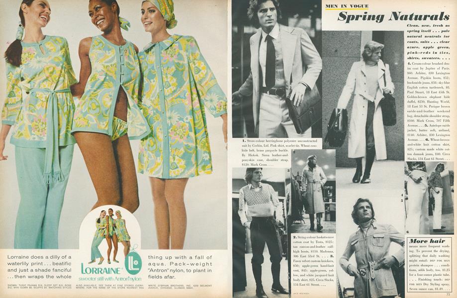 Spring Naturals | Vogue | MARCH 1, 1971