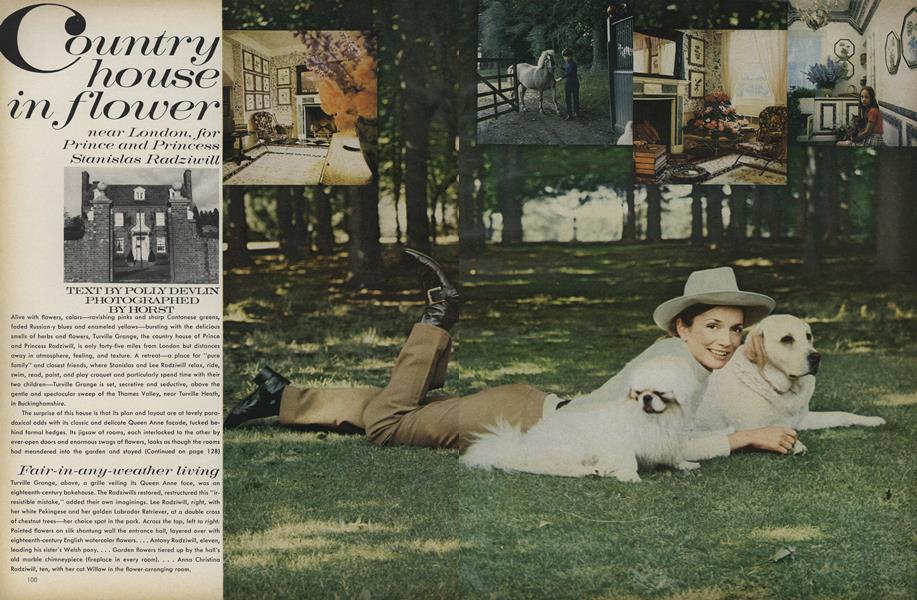 Country House in Flower: Near London, for Prince and Princess Stanislas ...