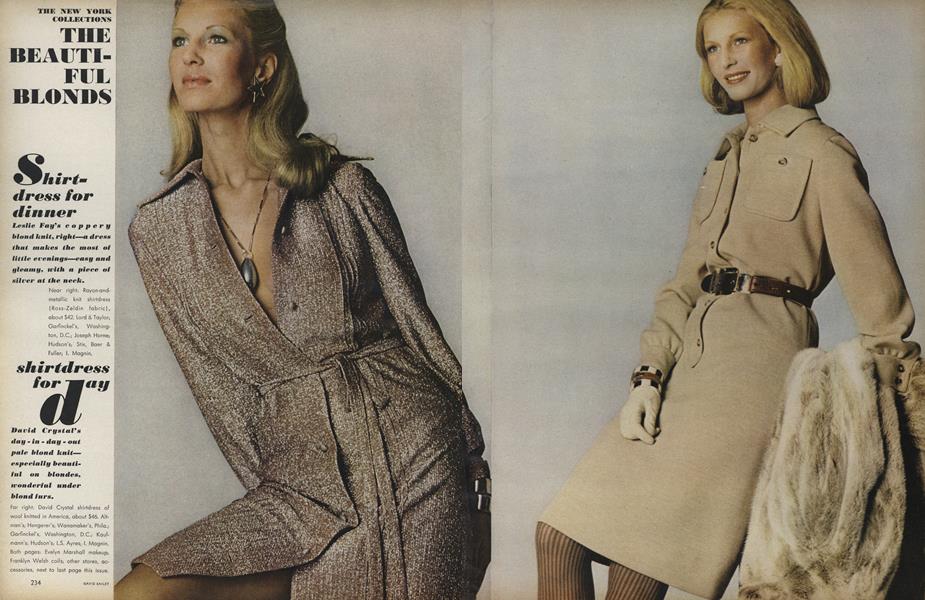 The New York Collections: The Beautiful Blonds/The Life in Suede/The ...