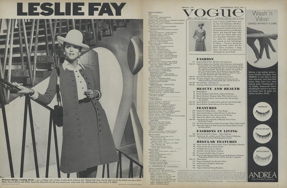 Cover | Vogue | FEBRUARY 1, 1972