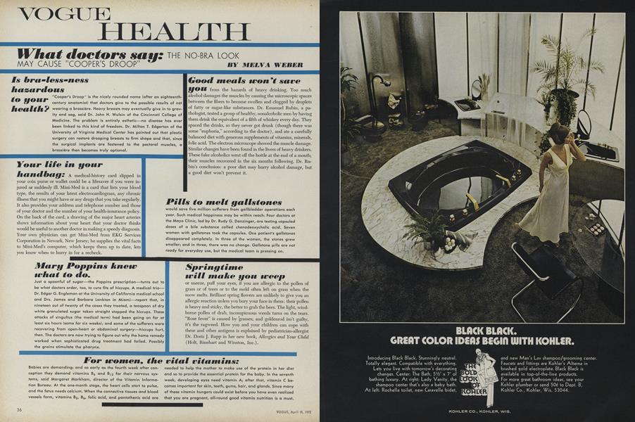 What Doctors Say: The No Bra Look May Cause "Cooper's Droop" | Vogue ...