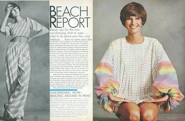 Action, Repose: The Two Faces of Summer This Summer | Vogue | MAY 1972