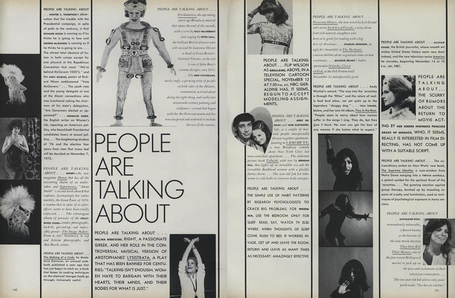 People Are Talking About | Vogue | NOVEMBER 1, 1972