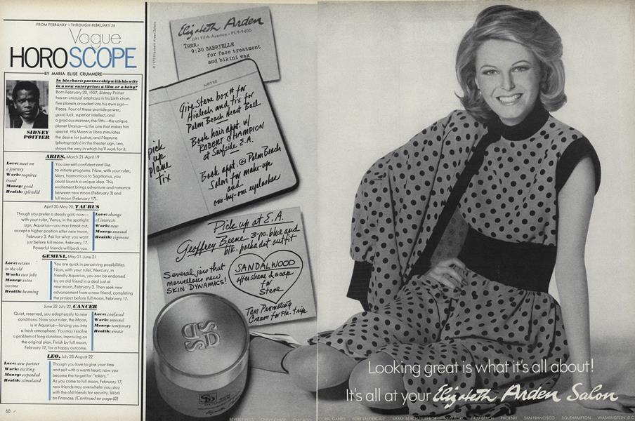 Horoscope | Vogue | FEBRUARY 1973
