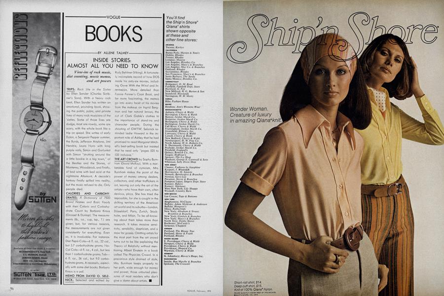 Inside Stories: Almost All You Need to Know | Vogue | FEBRUARY 1973