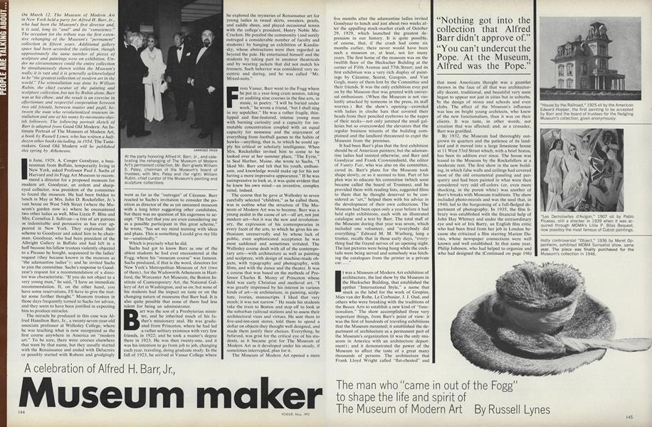 Museum Maker | Vogue | MAY 1973
