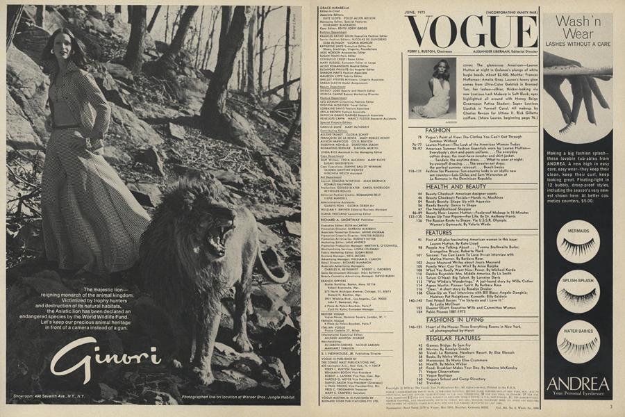 Vogue: June, 1973 | Vogue | JUNE 1973
