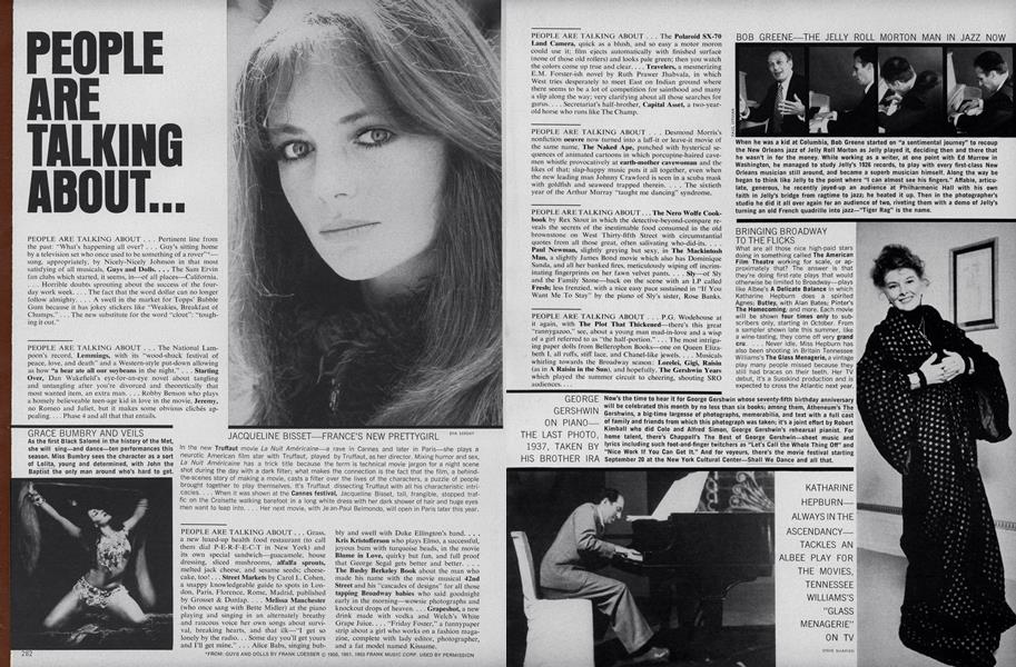 People Are Talking About... | Vogue | SEPTEMBER 1973