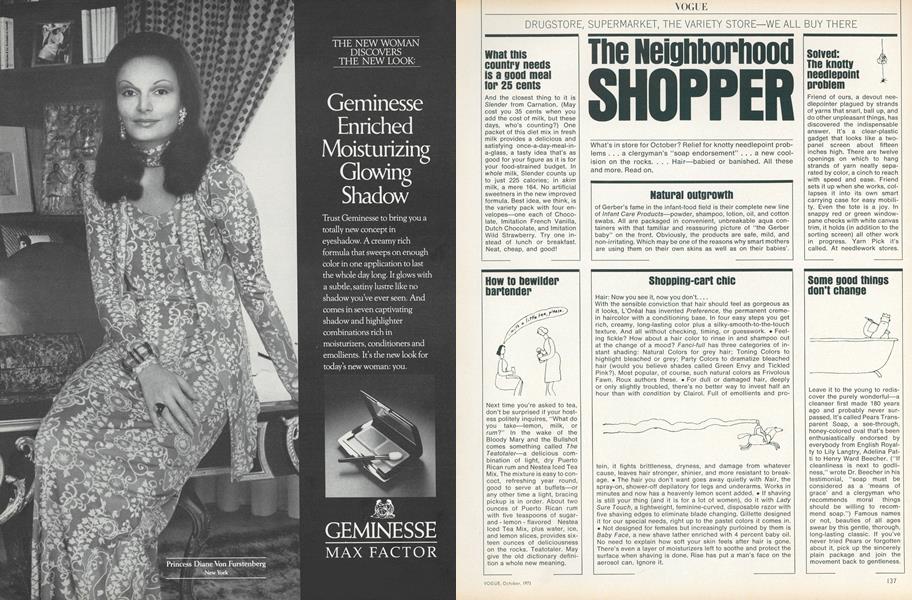 Neighborhood Shopper | Vogue | OCTOBER 1973
