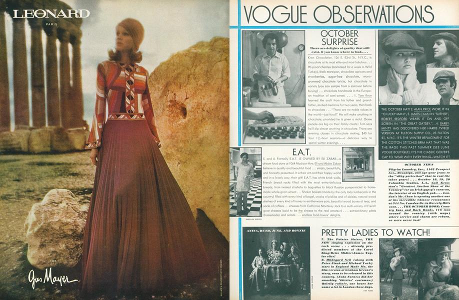 Vogue Observations | Vogue | OCTOBER 1973