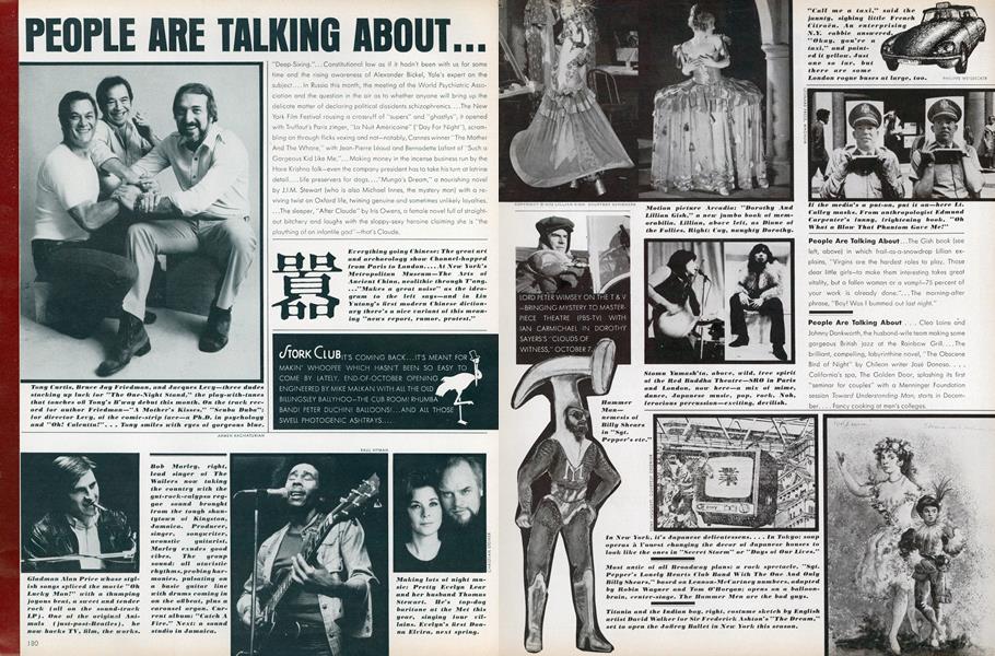 People Are Talking About | Vogue | OCTOBER 1973