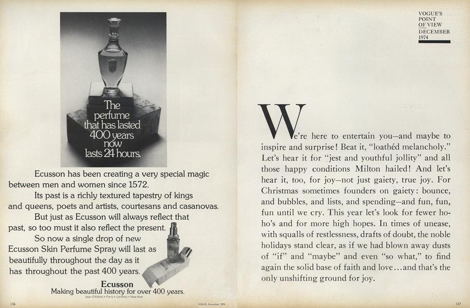 We're Here to Entertain You—and Maybe to Inspire and Surprise! | Vogue ...