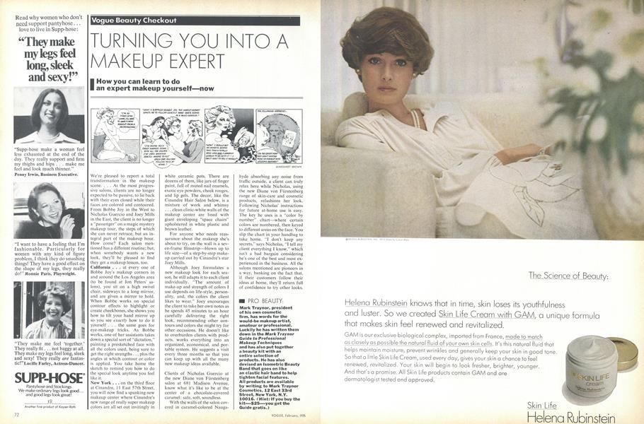 Turning You Into a Makeup Expert | Vogue | February 1975