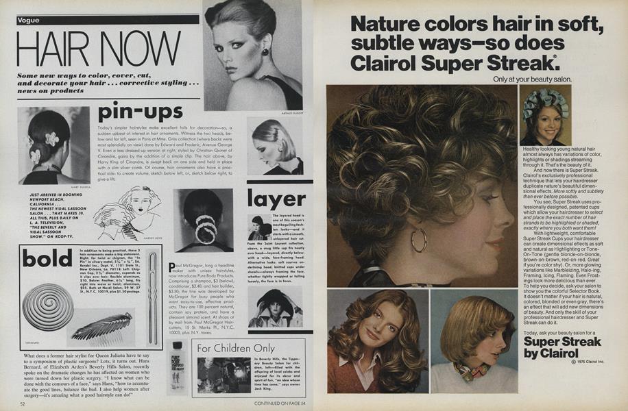 Some New Ways to Color, Cover, Cut and Decorate Your Hair... | Vogue ...