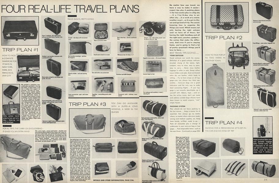 Four Real-Life Travel Plans | Vogue | APRIL 1976