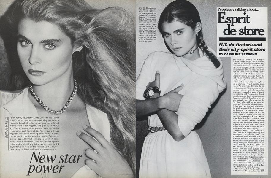 Esprit de Store | Vogue | OCTOBER 1976