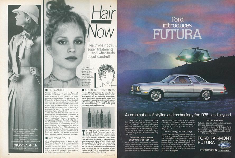 Healthy-hair Do's/Super Treatments... | Vogue | JANUARY 1978