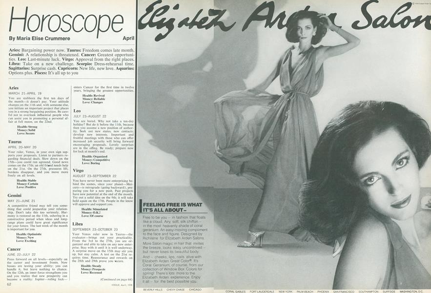 Horoscope | Vogue | APRIL 1978