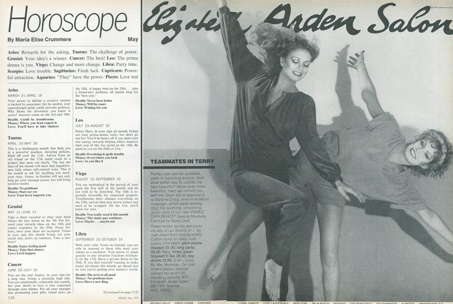 Horoscope | Vogue | MAY 1978