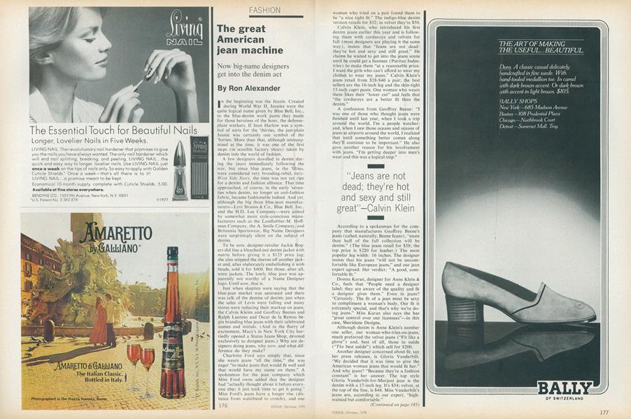 The Great American Jean Machine | Vogue | OCTOBER 1978