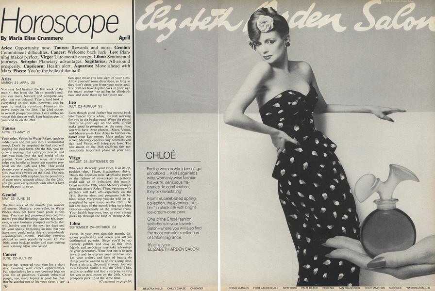 Horoscope | Vogue | APRIL 1979