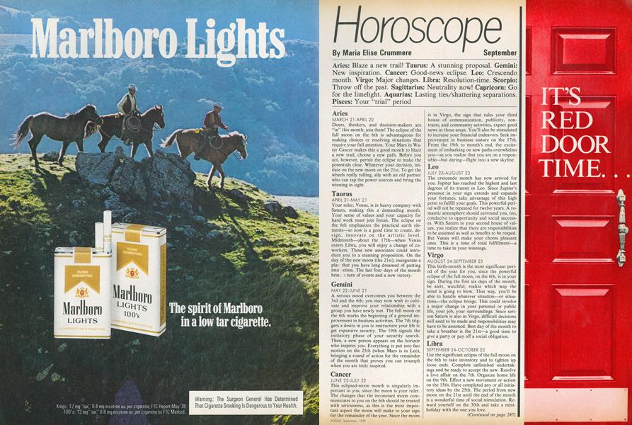 Horoscope | Vogue | SEPTEMBER 1979