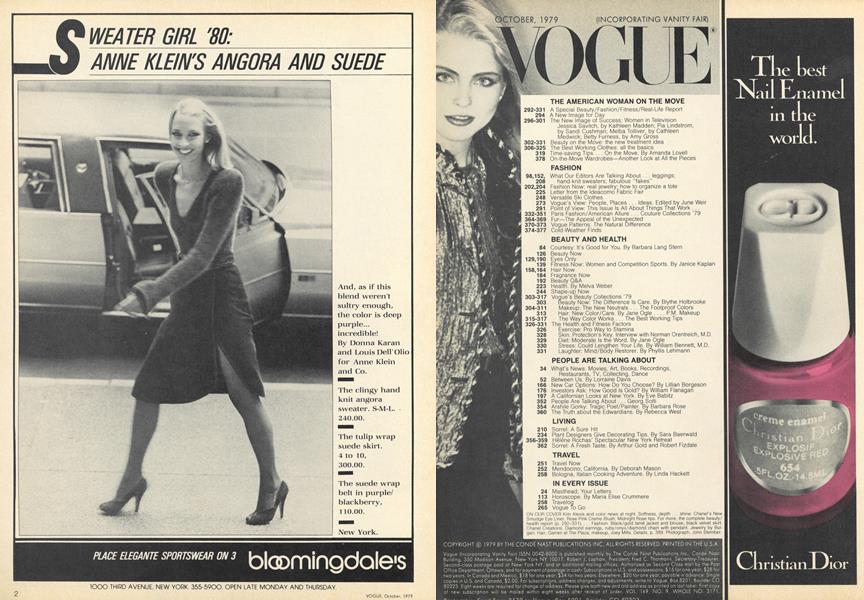 Table of Contents | Vogue | OCTOBER 1979