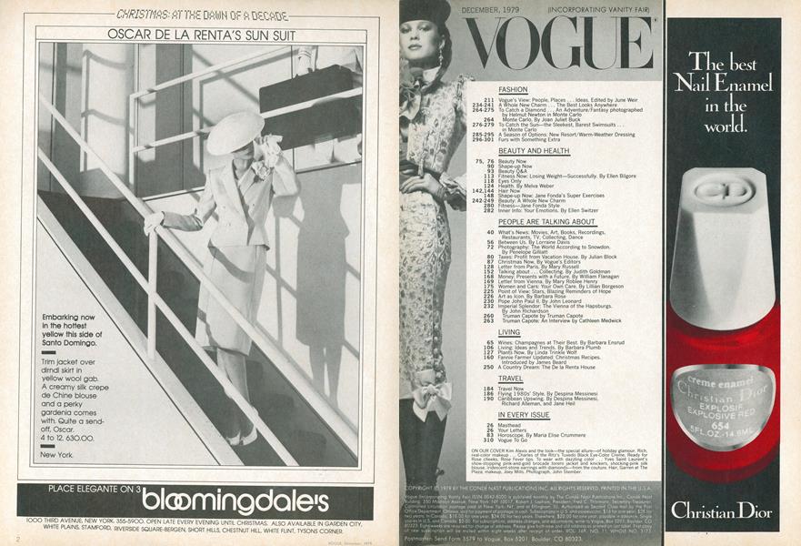 Table of Contents | Vogue | DECEMBER 1979