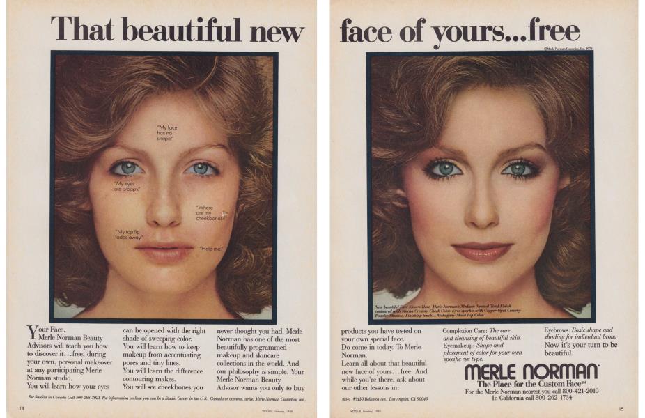 Merle Norman | Vogue | JANUARY 1980