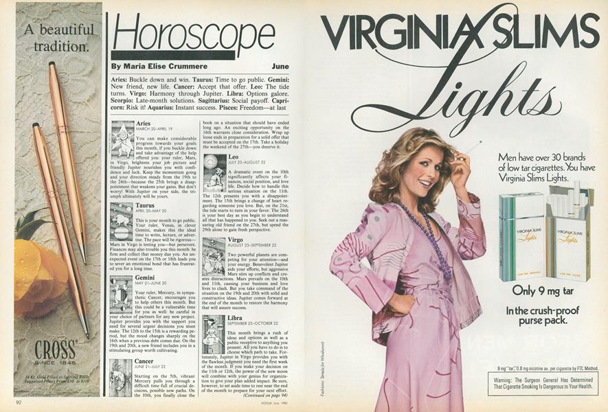 Horoscope | Vogue | JUNE 1980