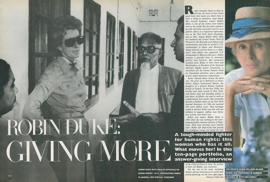 Robin Duke: Doing More | Vogue | JUNE 1980