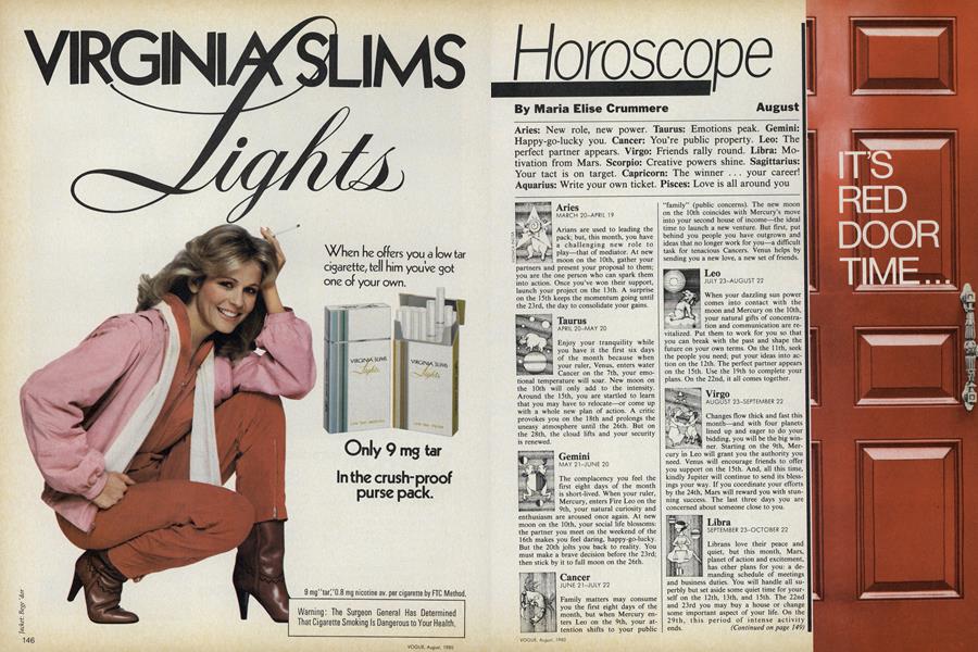 Horoscope | Vogue | AUGUST 1980