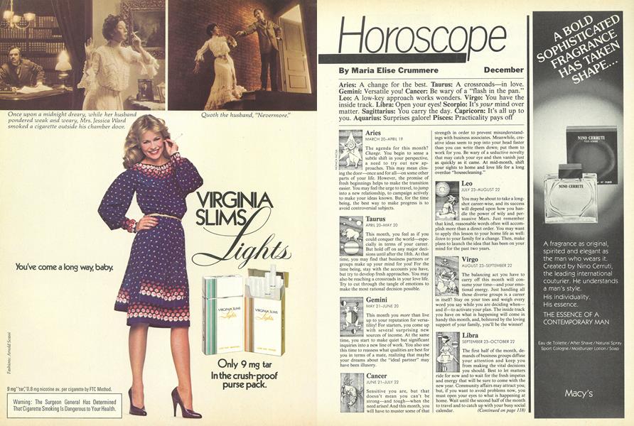 Horoscope | Vogue | DECEMBER 1980