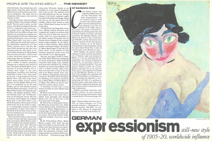 The Newest: German Expressionism | Vogue | JANUARY 1981