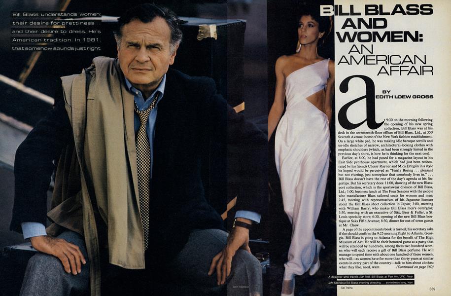Bill Blass and Women: An American Affair | Vogue | MARCH 1981
