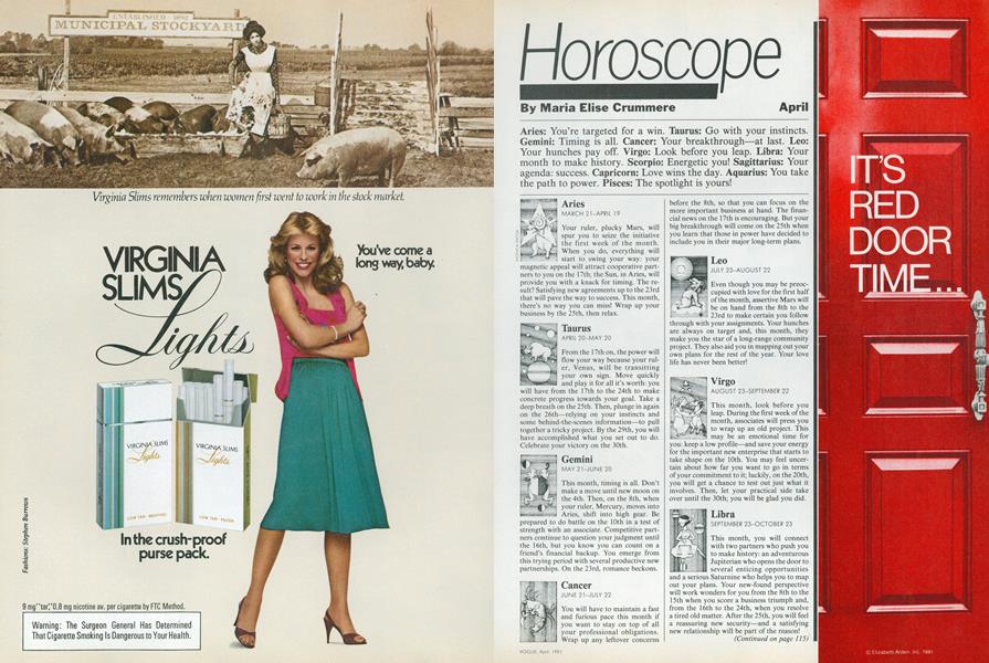 Horoscope | Vogue | APRIL 1981