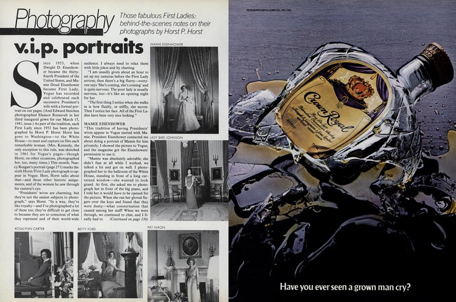 V.I.P. Portraits | Vogue | MAY 1981