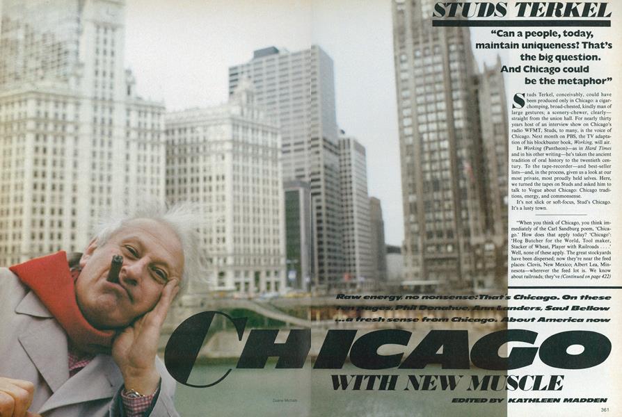 Chicago With New Muscle | Vogue | MARCH 1982