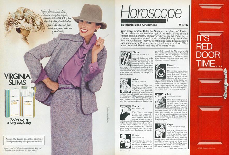 Horoscope | Vogue | MARCH 1982
