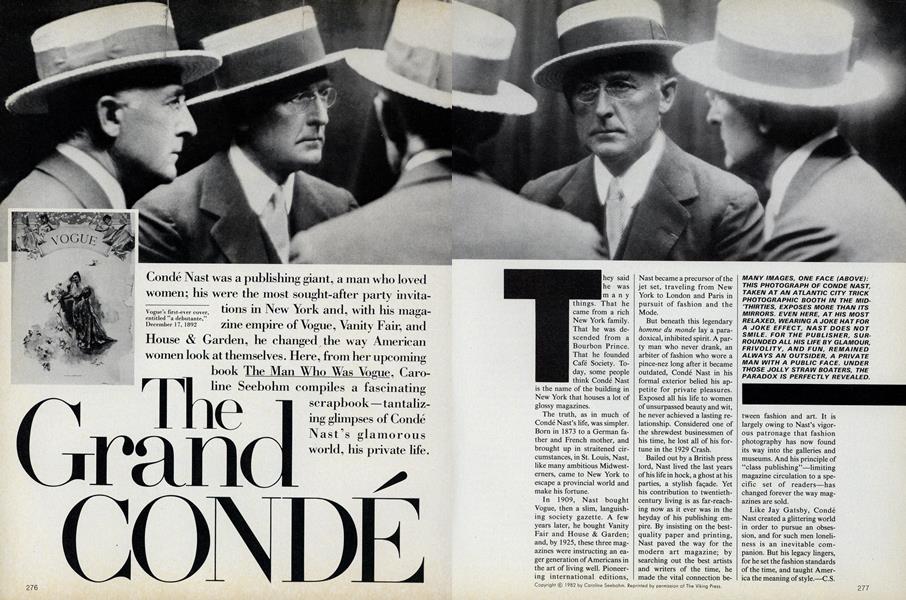 The Grand Conde | Vogue | MAY 1982