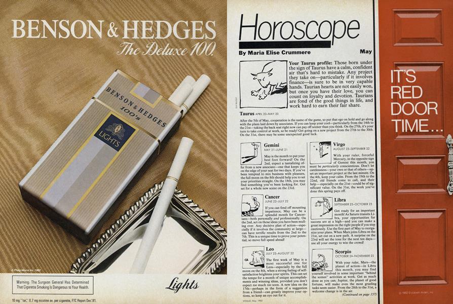 Horoscope | Vogue | MAY 1982