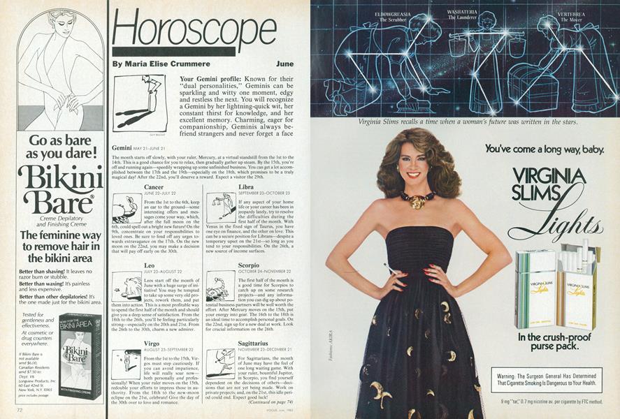 Horoscope | Vogue | JUNE 1982