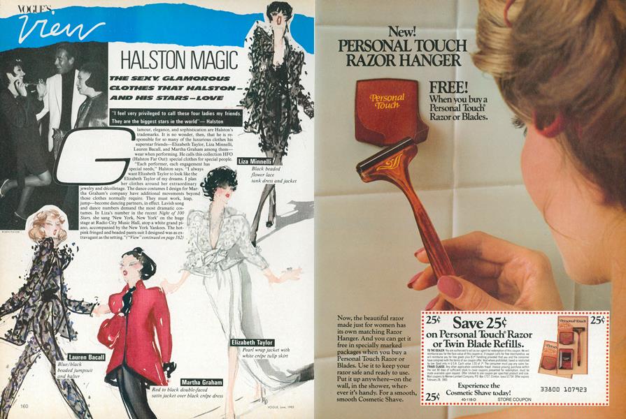 Halston Magic | Vogue | JUNE 1982