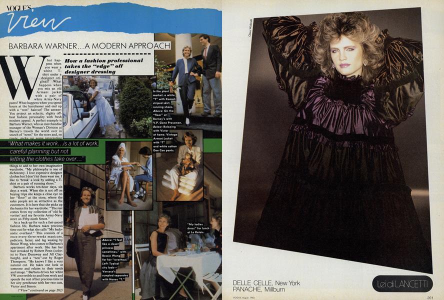 Barbara Warner: A Modern Approach | Vogue | AUGUST 1982