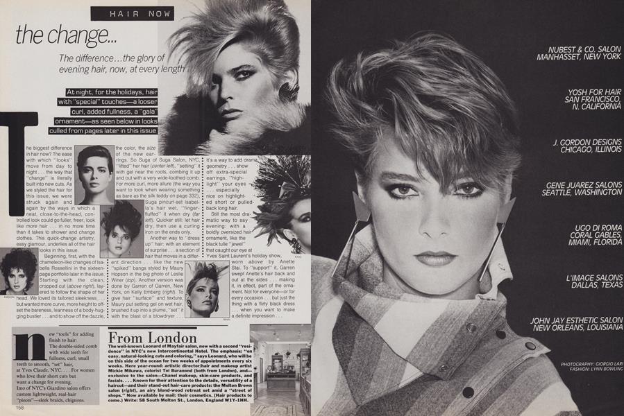 The Change | Vogue | november 1982